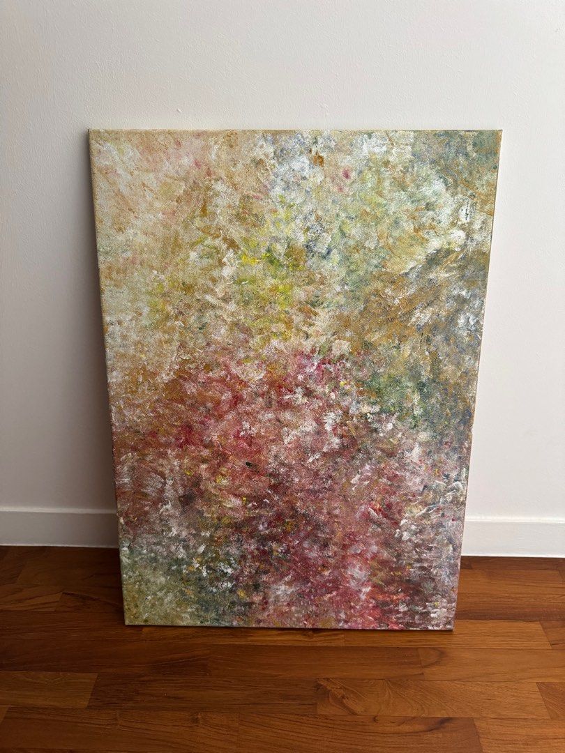 Abstract Canvas Painting, Hobbies & Toys, Art & Prints on Carousell