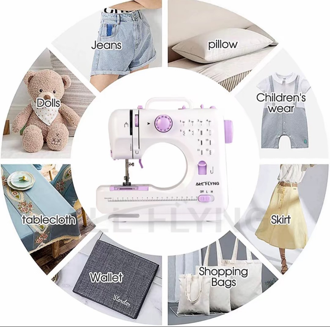 All Flyng YASM-505A Mini Sewing Machine, Hobbies & Toys, Stationary & Craft, Craft Supplies ...