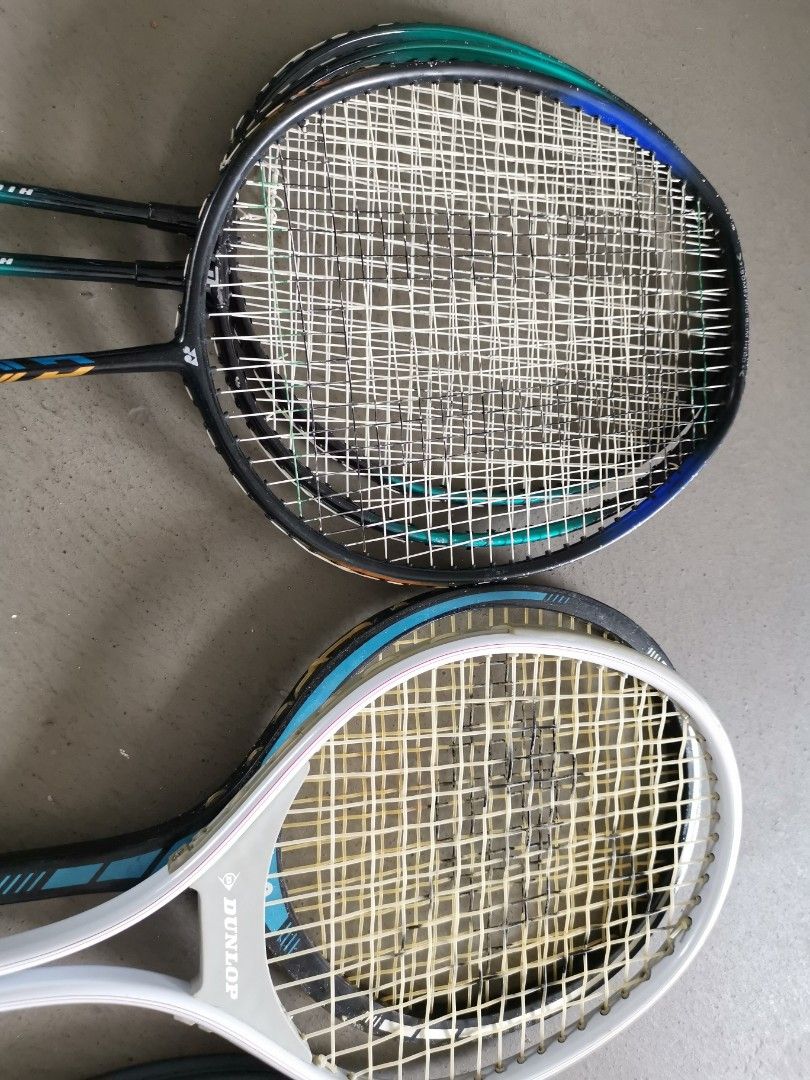 Badminton / Squash/ Tennis Rackets, Sports Equipment, Sports & Games ...