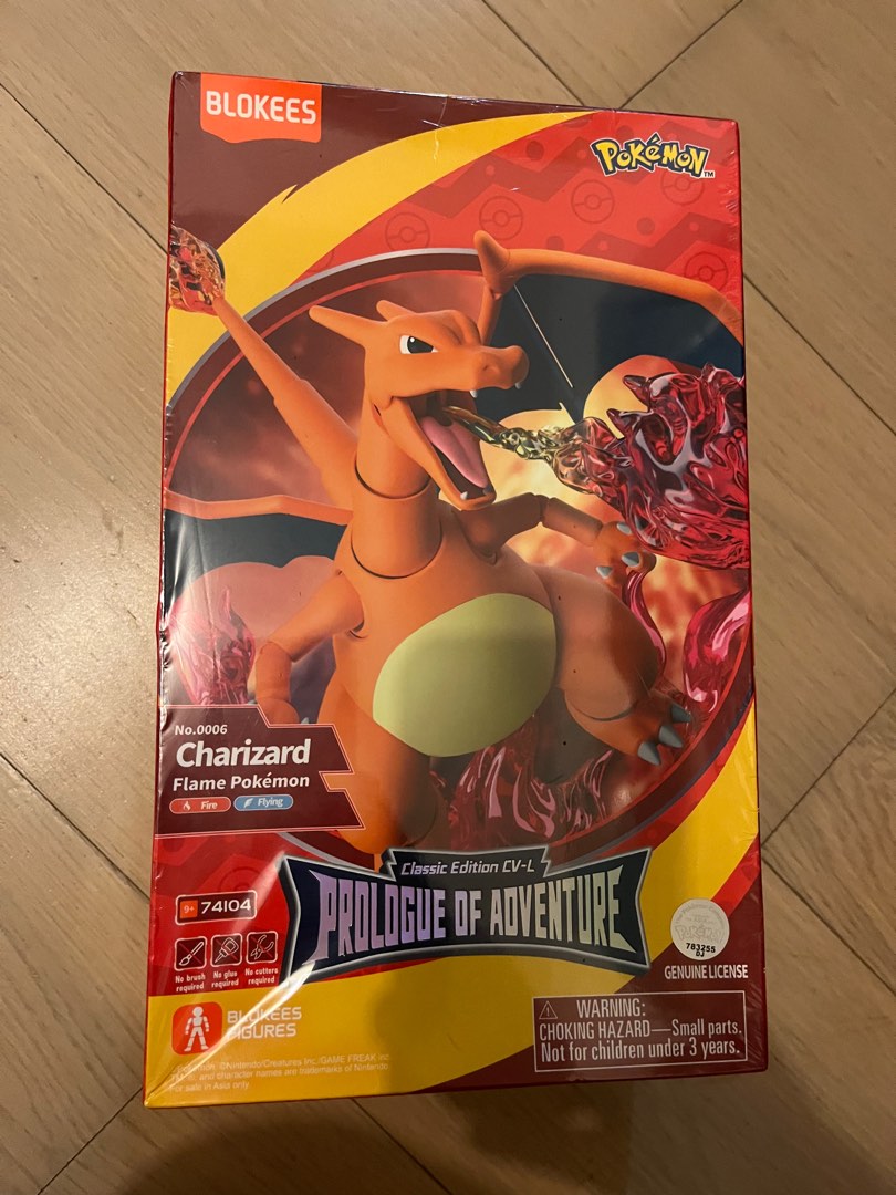 Blokeees 噴火龍 Charizard Classic Edition Action Figure, 興趣及遊戲, 玩具 & 遊戲類 ...