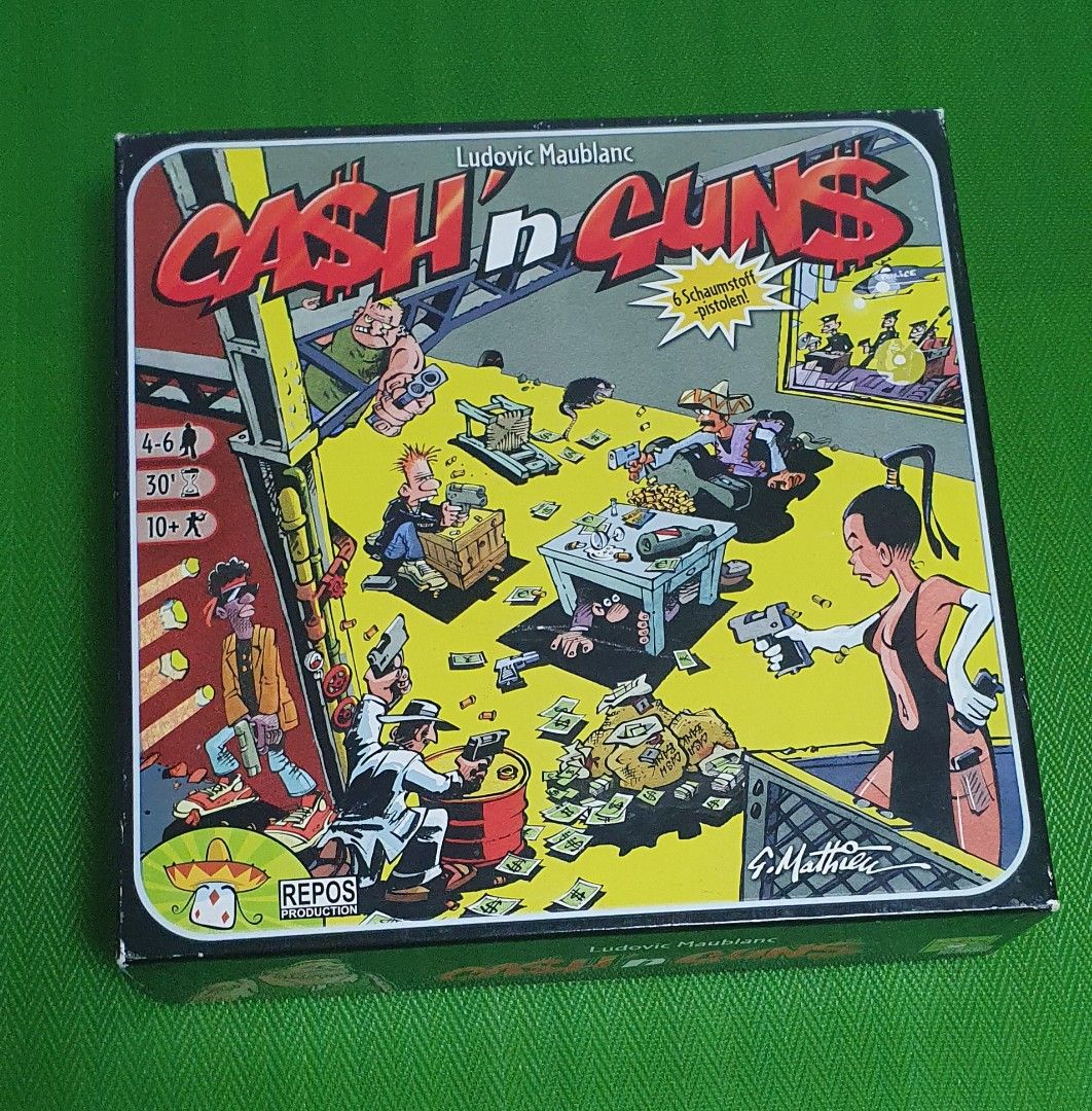 Cash n Guns Board Game, Hobbies & Toys, Toys & Games on Carousell