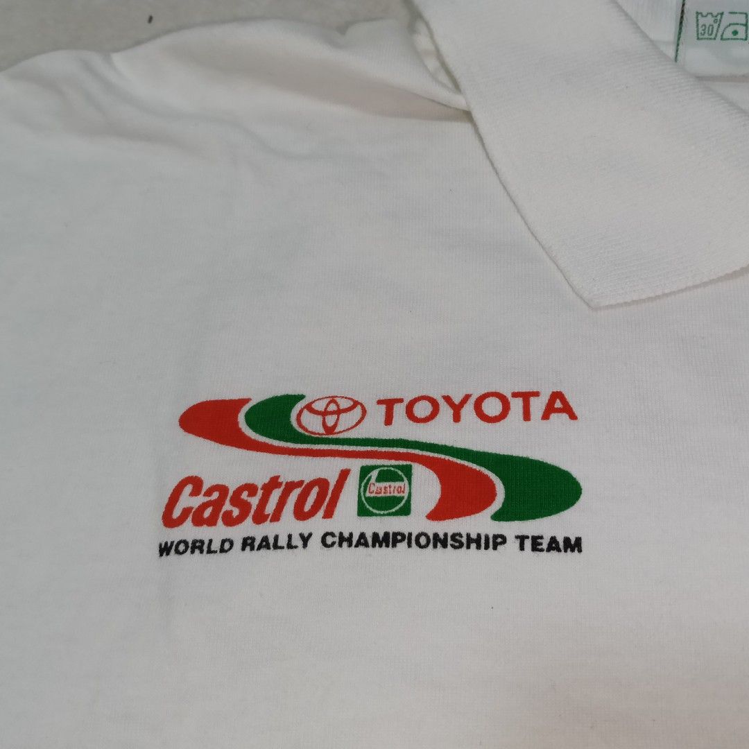 Castrol Toyota World Rally Championship Polo Shirt, Men's Fashion, Tops ...