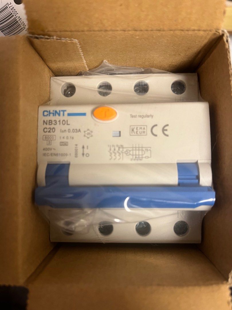 CHNT NB310L 3PN C20 漏電斷路器 & Telemecanique XMX-A25L2135 壓力開關, 家庭電器, 轉插器及 ...