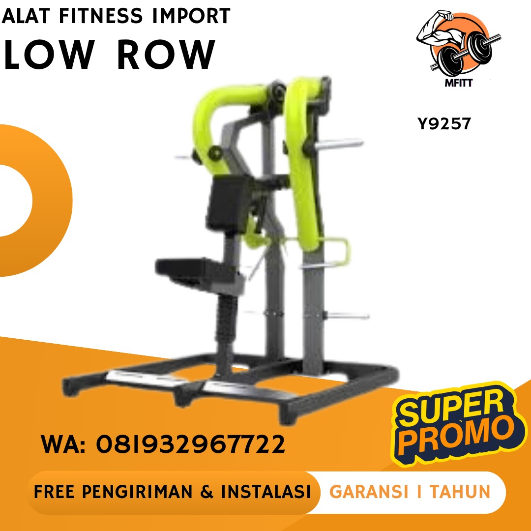 DHZ FITNESS LOW ROW-ALAT GYM IMPORT KOMERSIL ORIGINAL DAN PREMIUM, Olah ...