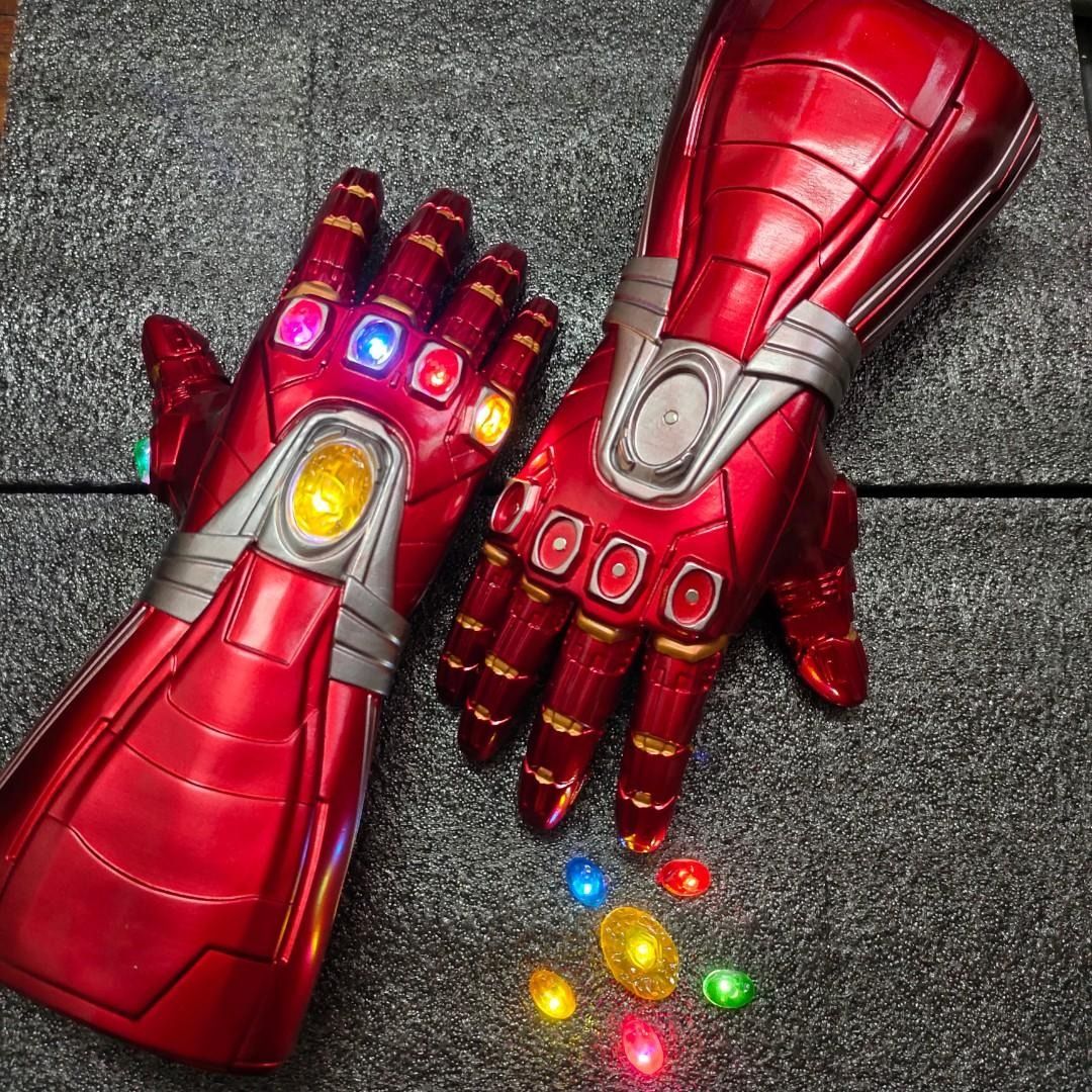 IRONMAN NANO INFINITY GAUNTLET MARVEL ENDGAME COSPLAY PROP FIGURE GAME ...