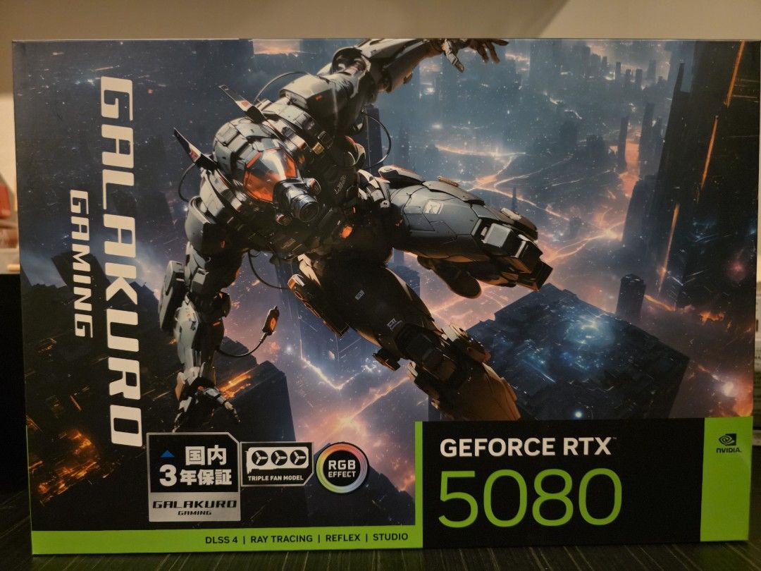 (Galax) GALAKURO RTX 5080 Gaming Graphics Card Nvidia GPU, Computers ...