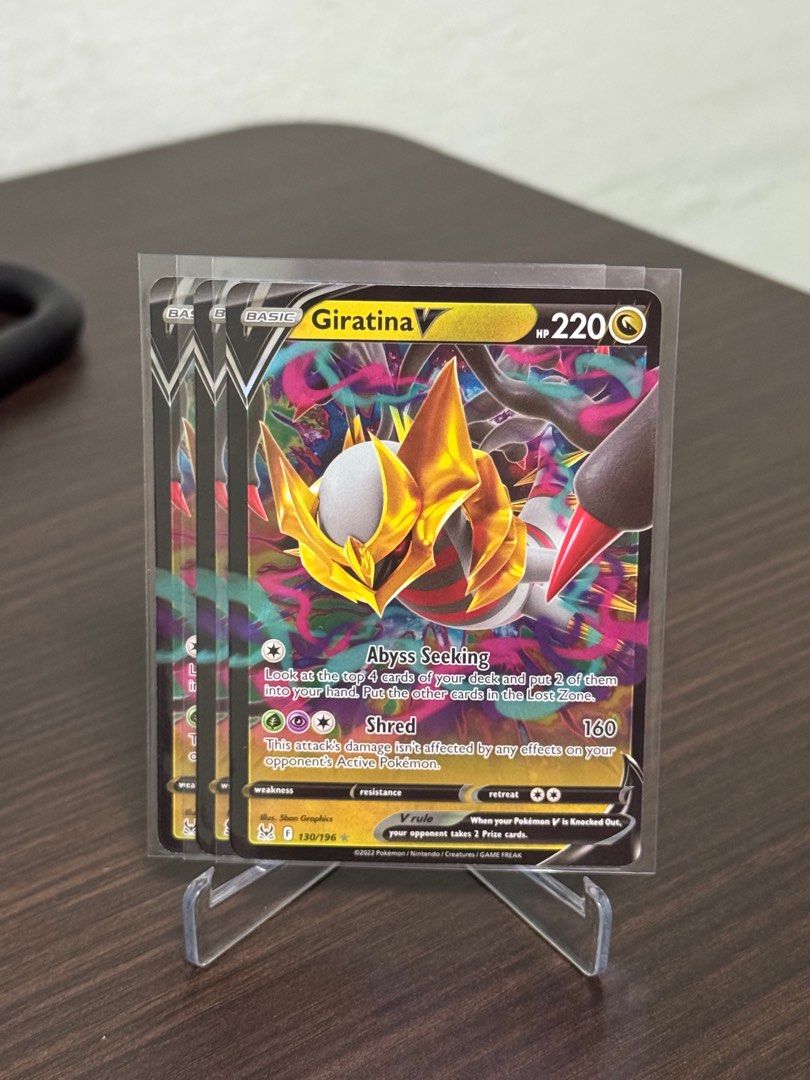 Giratina V 130/196 Lost Origin Pokemon, Hobbies & Toys, Toys & Games on ...