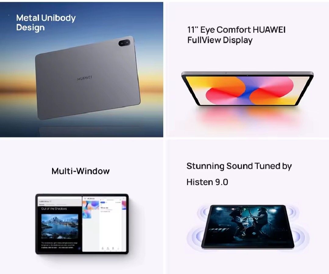 Huawei MatePad SE 11" (WiFi) (2024) 128GB Nebula Gray, Mobile Phones ...