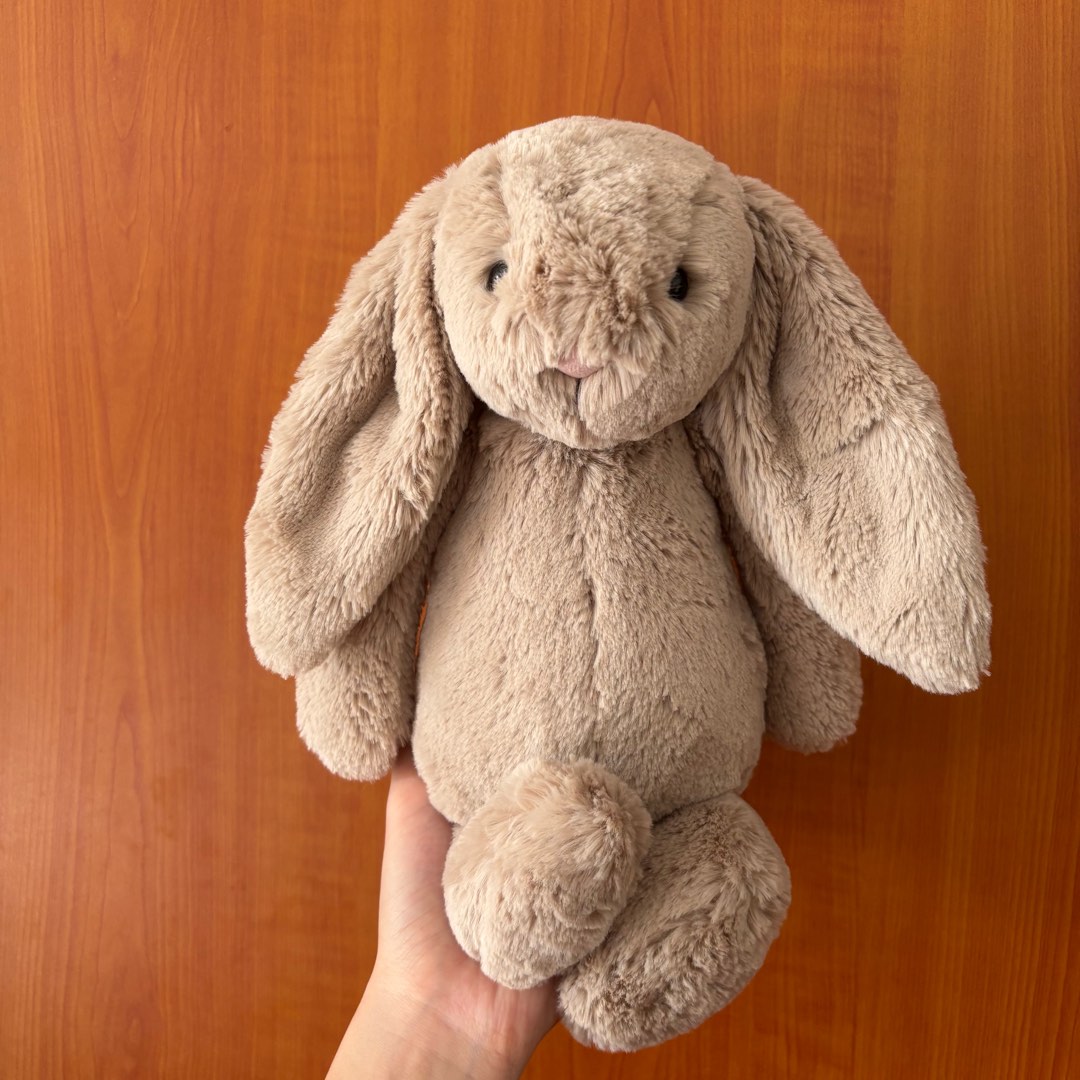 Jellycat bashful beige bunny medium, Hobbies & Toys, Toys & Games on ...