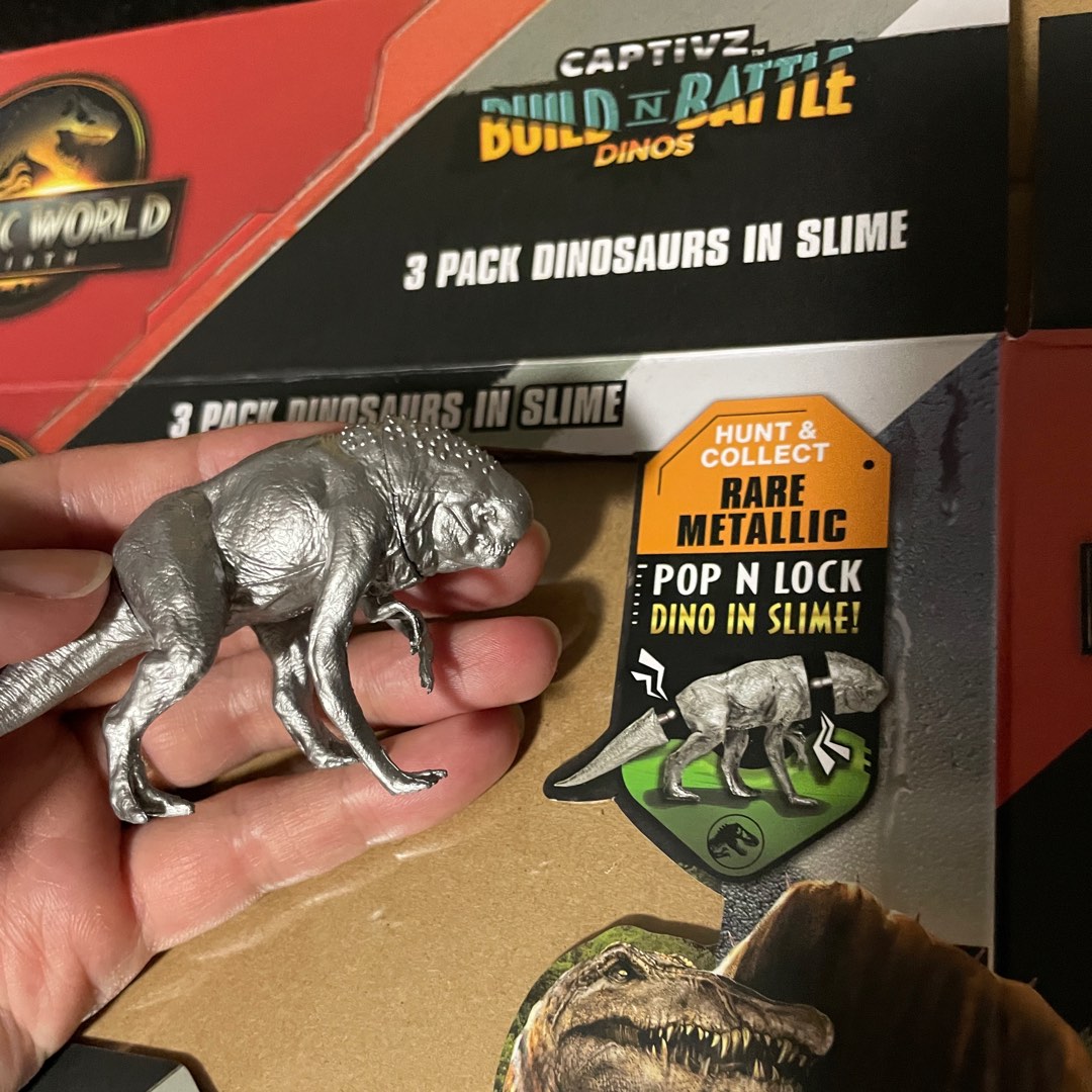 Jurassic World Rebirth Captivz Rare Metalis d.rex, Hobbies & Toys ...