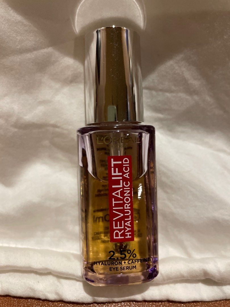 L'Oreal Revitalift Hyaluronic Acid Eye Serum, Beauty & Personal Care ...