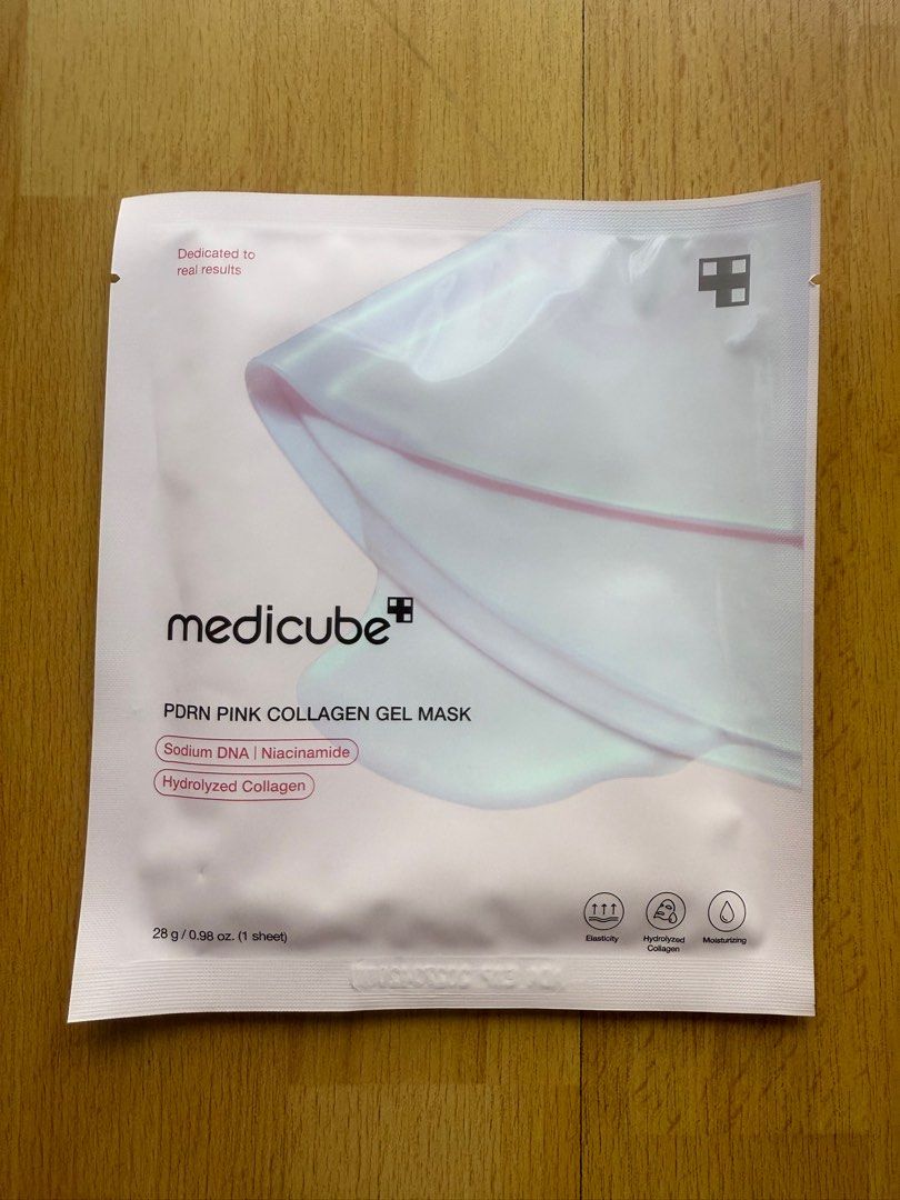 Medicube PDRN Pink Collagen Gel Mask 1pc, Beauty & Personal Care, Face ...