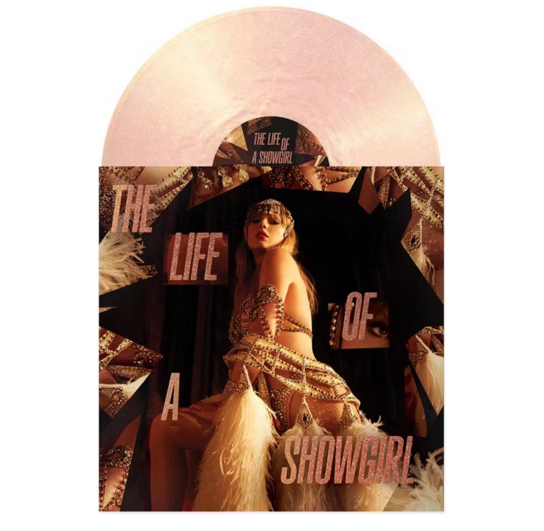 ONHAND SEALED Taylor Swift Life of a Showgirl Vinyl Spritz Pink Target ...