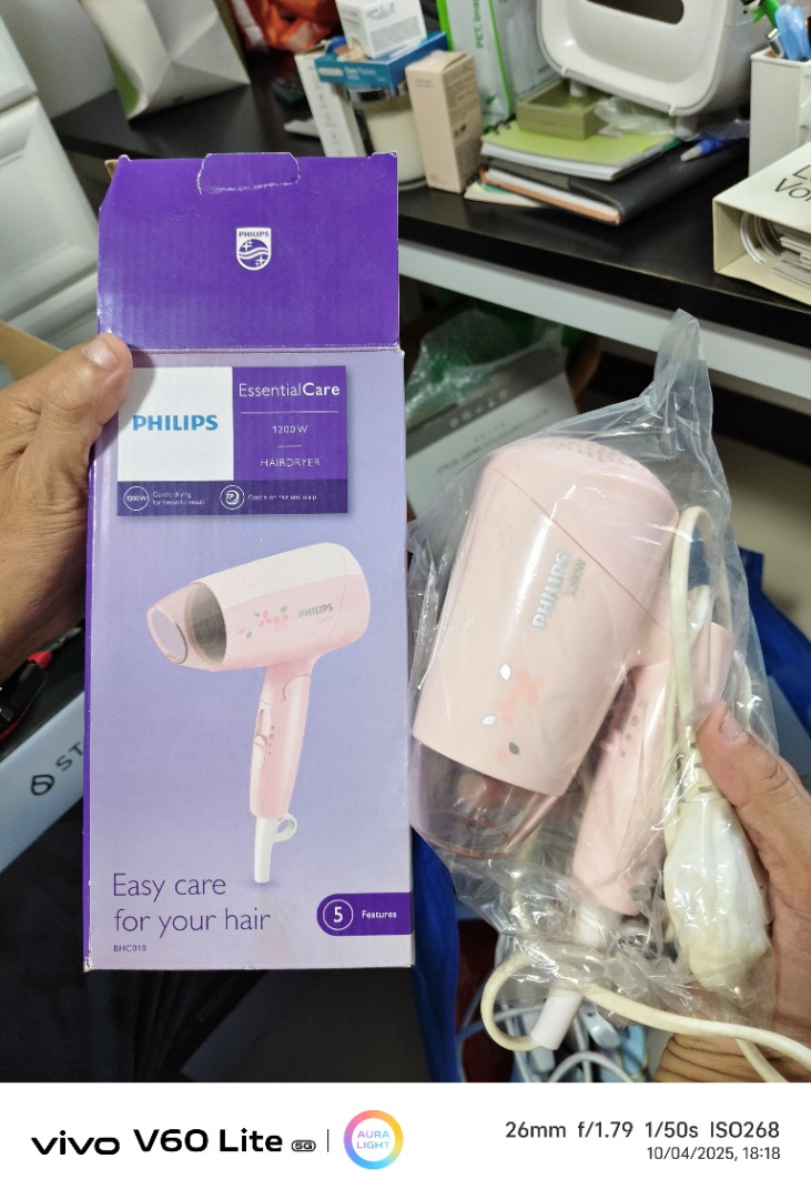 Philips Essential Care Hair Dryer, Beauty & Personal Care, Hair ...