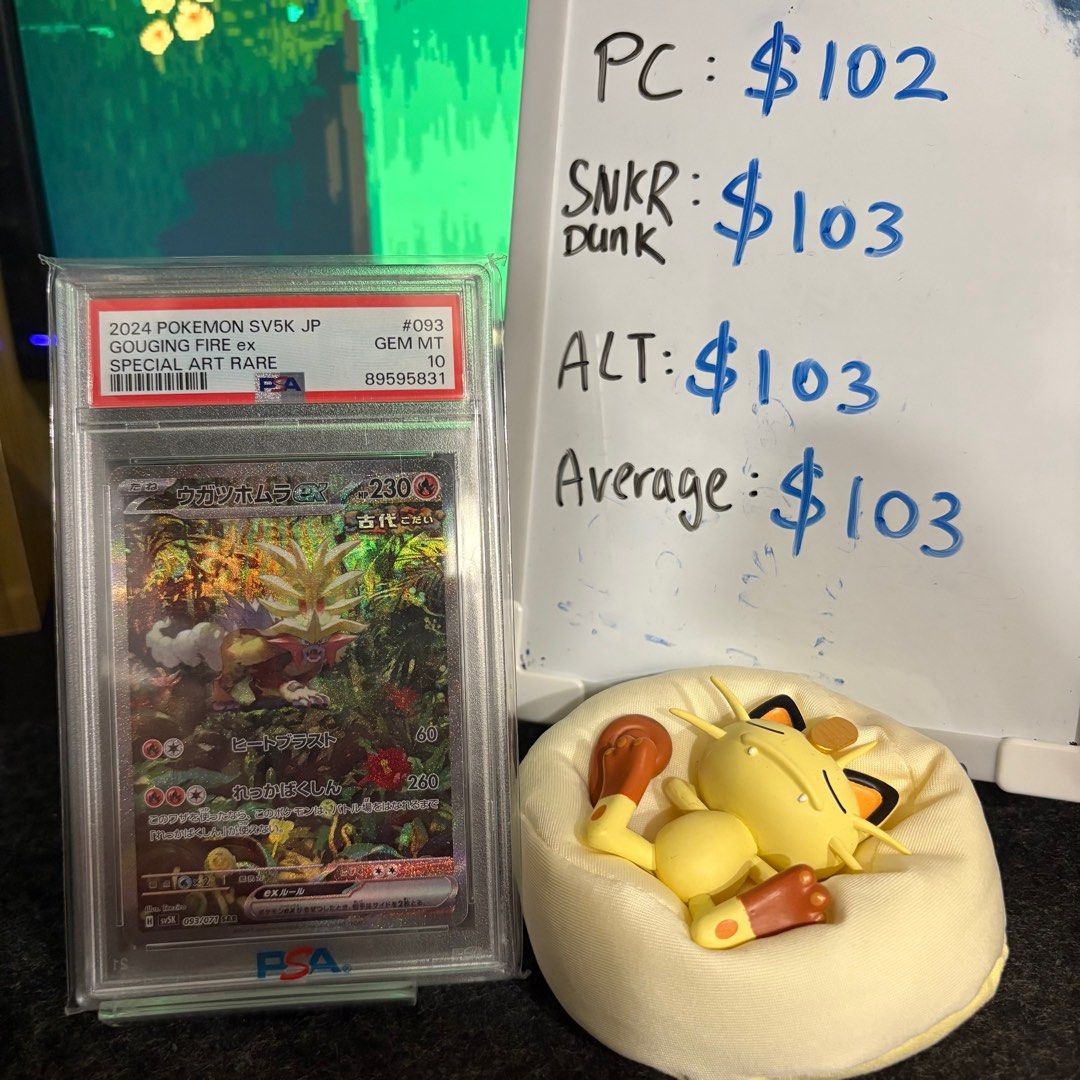 Pokemon Gouging Fire ex Special Art Rare PSA 10, Hobbies & Toys, Toys ...