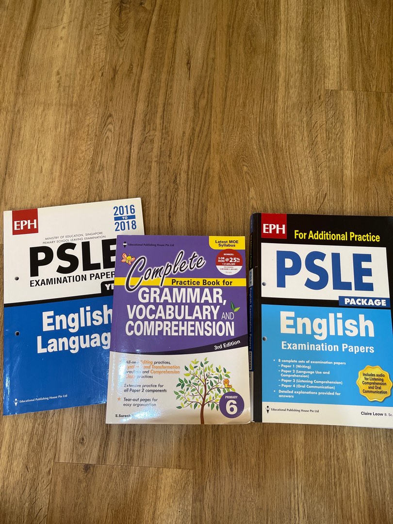 PSLE English Exam Papers & Practice Books, Hobbies & Toys, Books ...