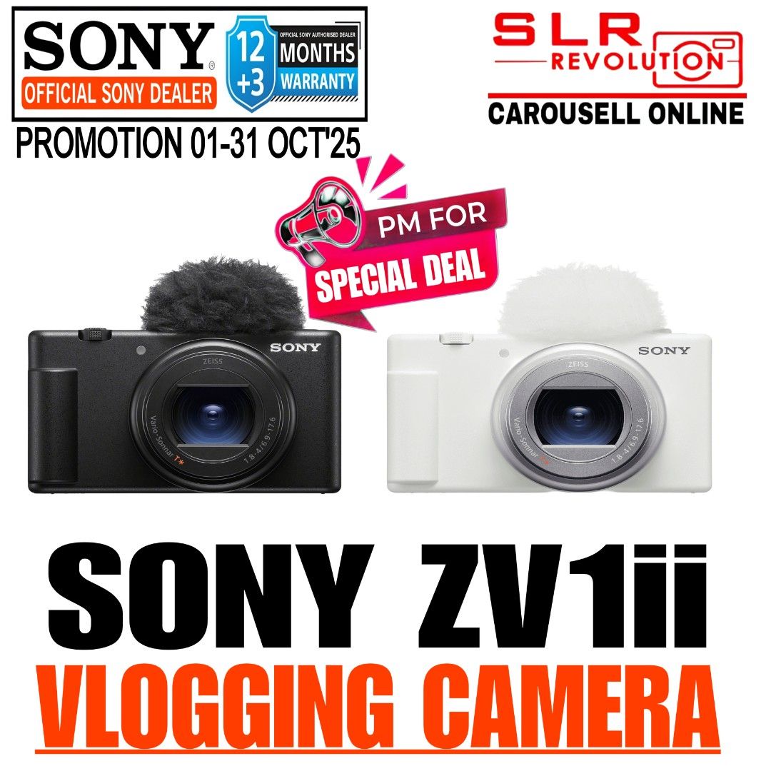 SONY ZV1II VLOGGING CAMERA sony zv1ii / Not zv1 zv1f, Photography ...
