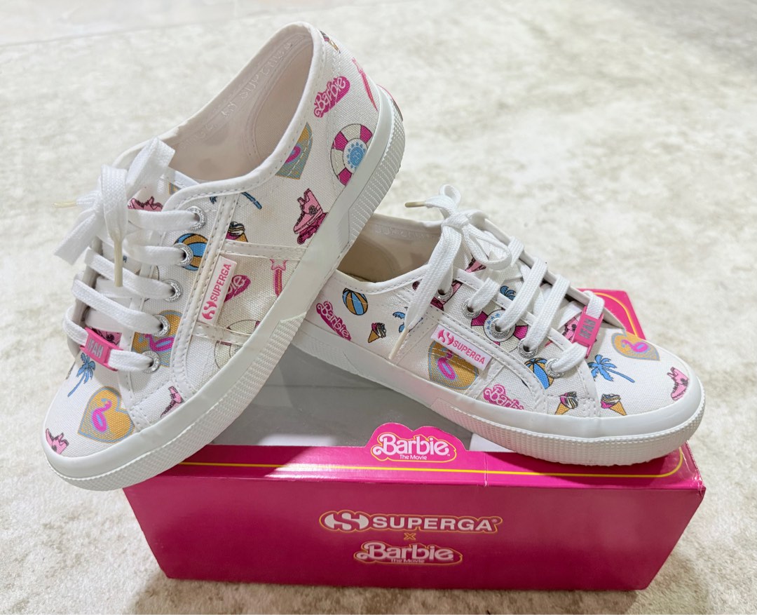 Superga Barbie, Women's Fashion, Footwear, Sneakers on Carousell