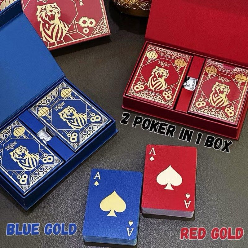 Tiger Playing Card Set Limited Edition | 2 Decks in 1 Box, Hobbies ...
