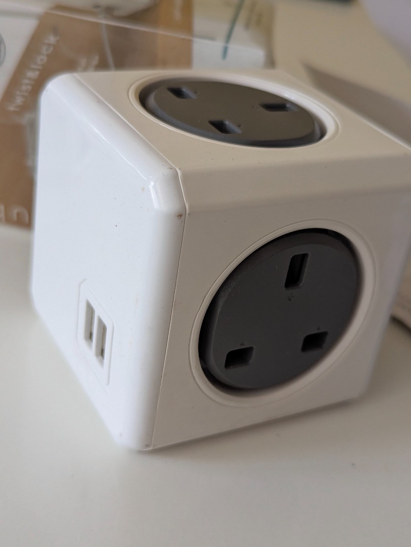 Used 100% working 4 socket 2 USB output Powercube Extended USB model by ...