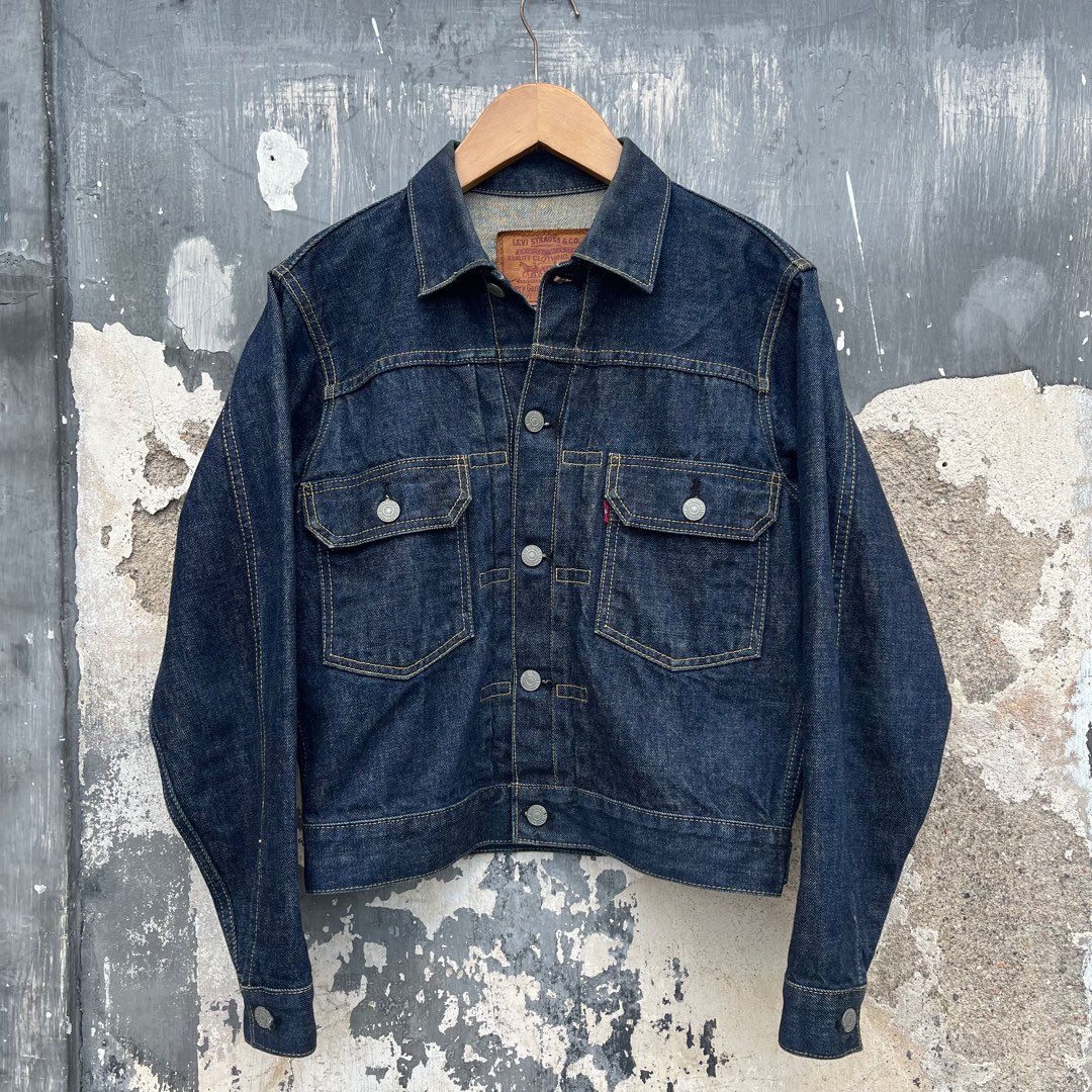 Vintage Levis type 2 II 71506 Selvedge Denim Jacket 90s Japan, Fesyen ...