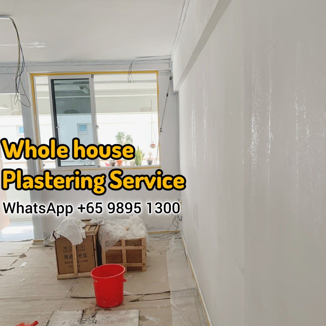 Whole house plaster, walls full plaster, ceiling repair, kitchen ...