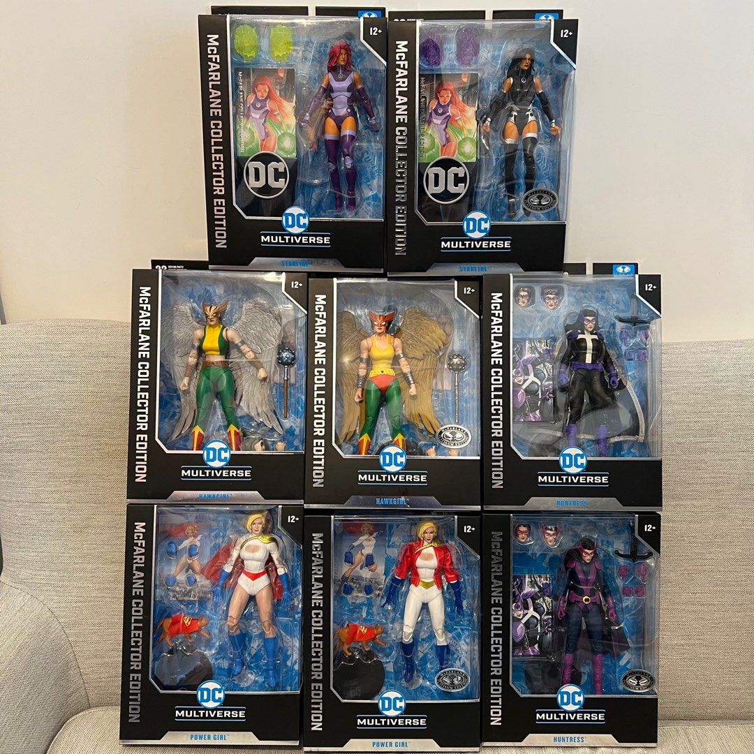 【價錢請閱內文】160up Alfred power girl StarFire Hawkgirl Huntress silver age ...