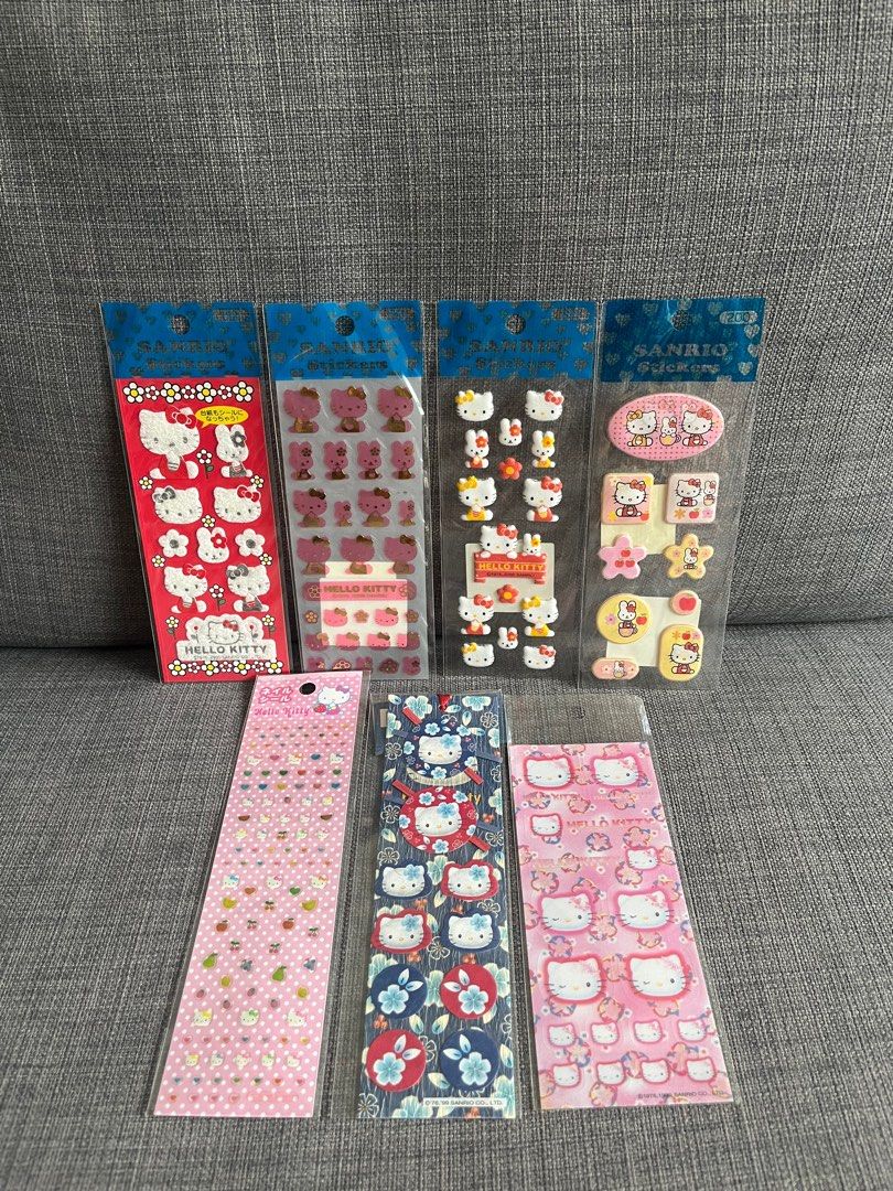 1pc Hello Kitty Sticker Sheet | Sanrio, Hobbies & Toys, Stationery ...