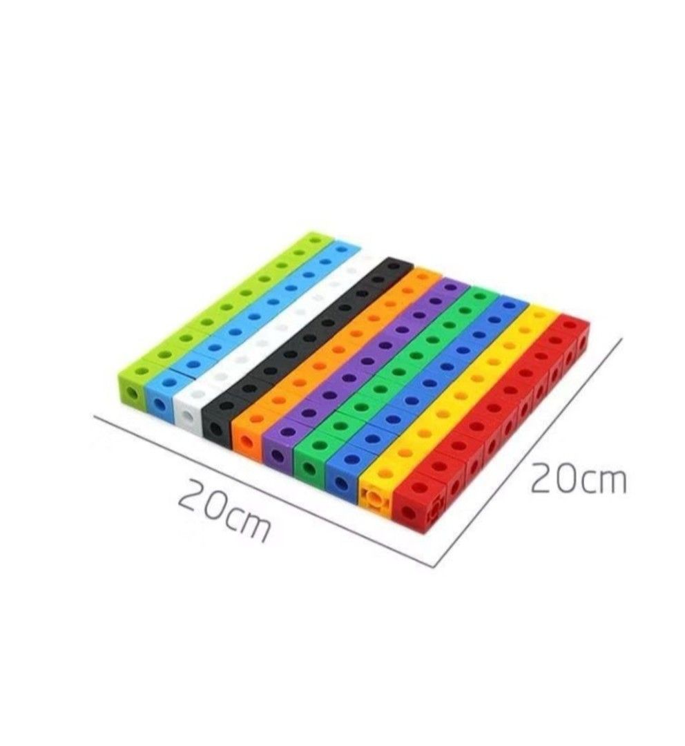 3017) Math Linking Cubes Value Pack (100 Pcs) 🧩 | Manipulative ...