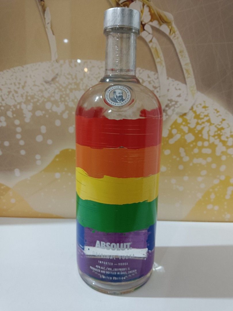 Absolut Rainbow Vodka Limited Edition 1L, Hobbies & Toys, Collectibles ...