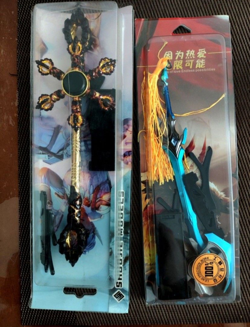 Anime Sword & Staff Keychains$10, Hobbies & Toys, Memorabilia ...