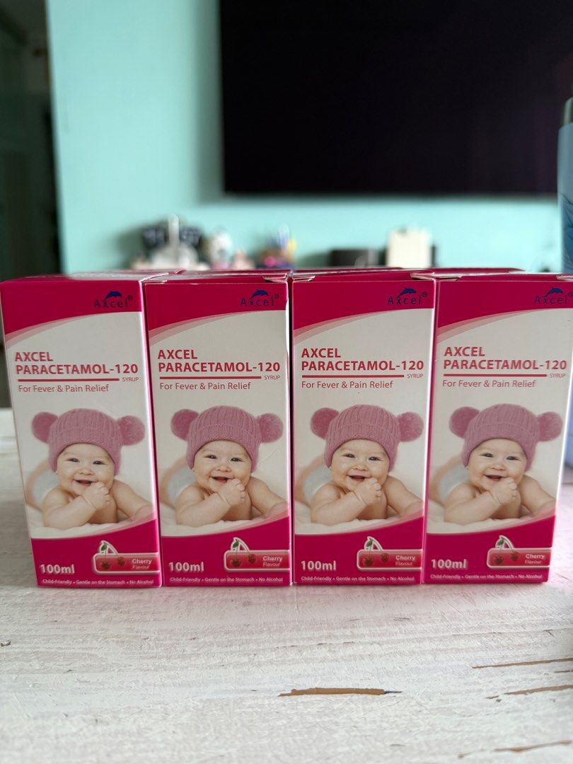 Axcel Paracetamol-120 Syrup (100ml), Health & Nutrition, Medical ...
