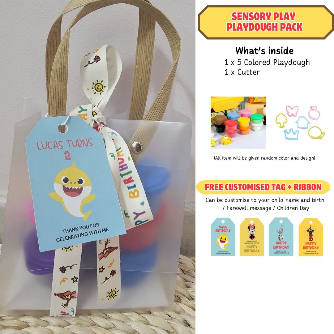 Birthday Children Party Gift Goodie Pack Set Customized Kids Playgroup preschool N1 N2 ...