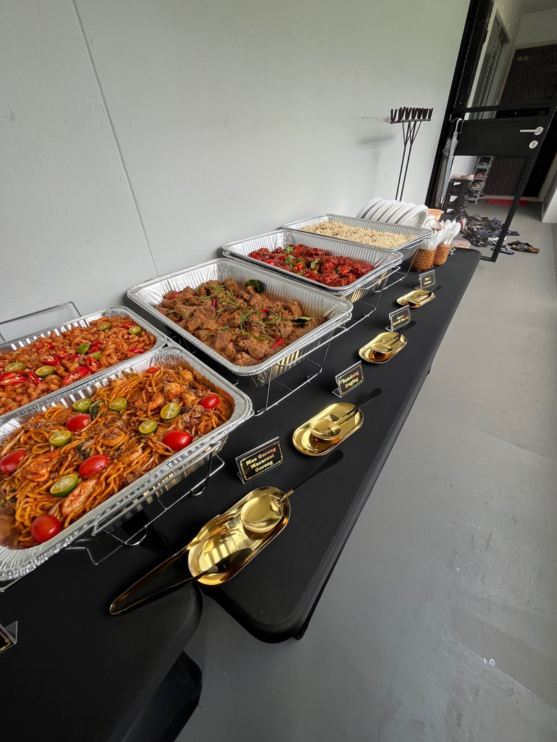 Catering Buffet - Mee Goreng, Rendang Daging, Ayam Masak Merah, Nasi ...