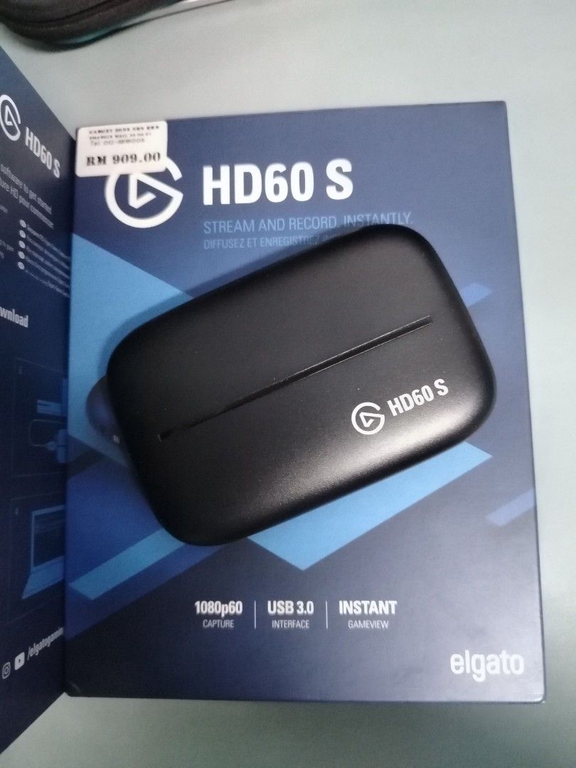 Elgato HD60 S Capture Card, Computers & Tech, Parts & Accessories ...