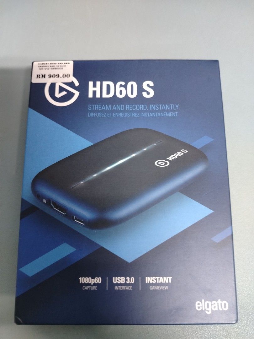 Elgato HD60 S Capture Card, Computers & Tech, Parts & Accessories ...