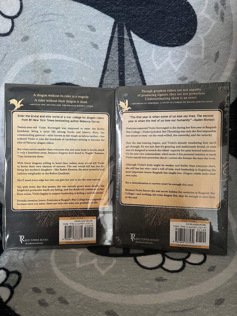 Fourth Wing and Iron Flame Deluxe Limited Edition (Paperback), Hobbies ...