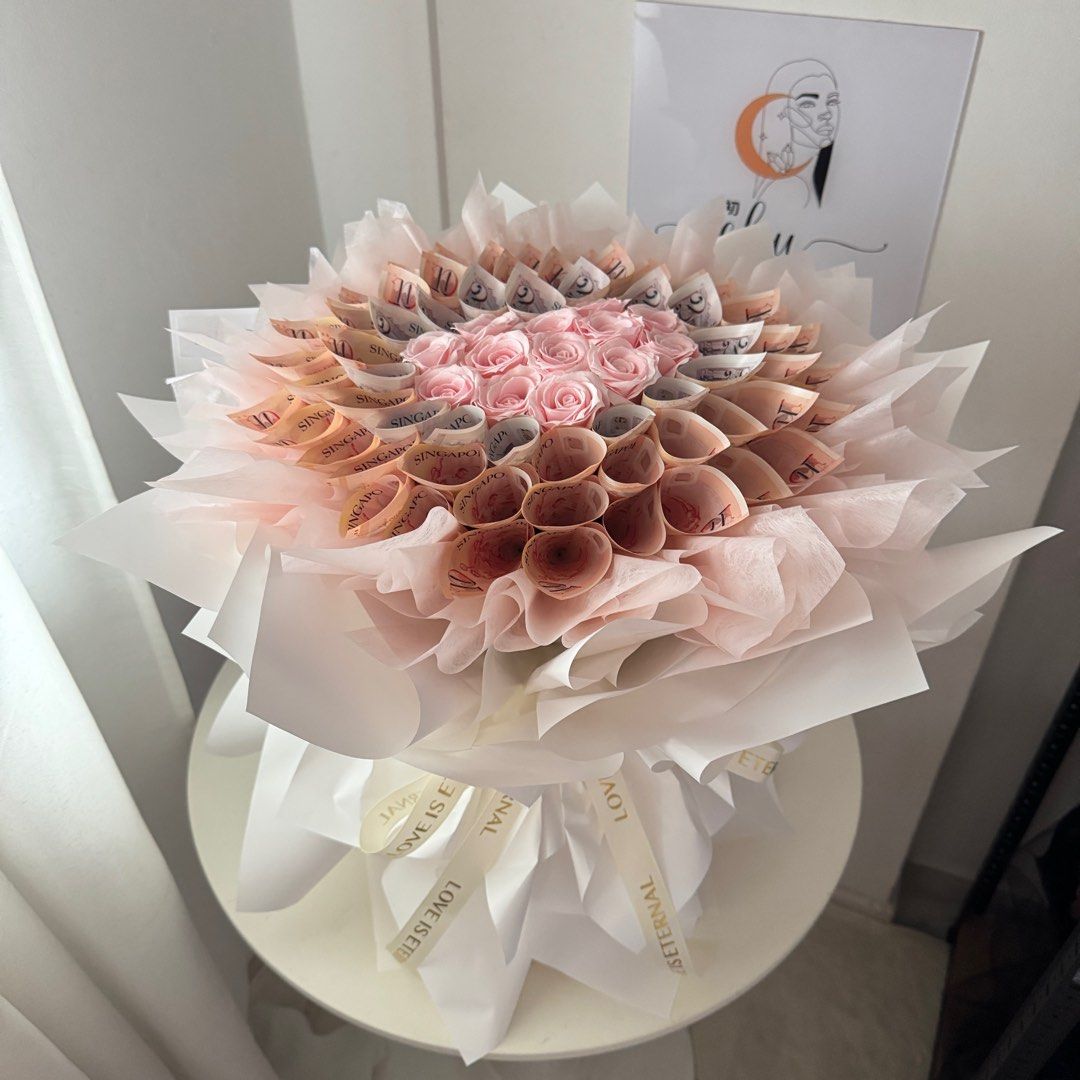 🚚FREE DELIVERY‼️🌹Money Bouquet $520 Cash Notes Bouquet 1:1 Premium Soap ...