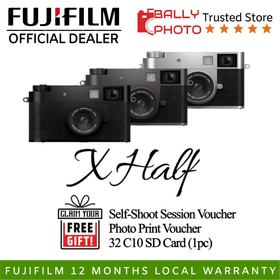 Fujifilm Xhalf Digital Camera | Fuji X half x-half, Photography ...