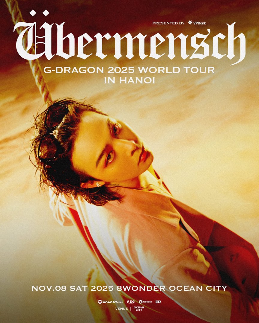 G-Dragon Ubermensch 2025 World Tour in Hanoi, Tickets & Vouchers, Event ...