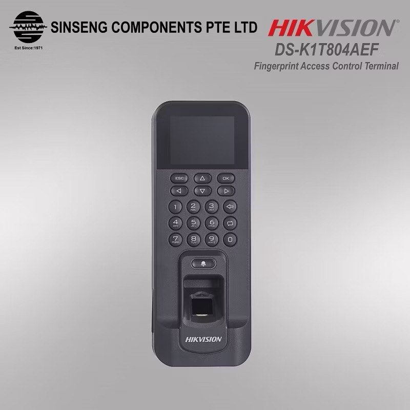 Hikvision EM Version DS-K1T804AEF Fingerprint Door Access Reader ...