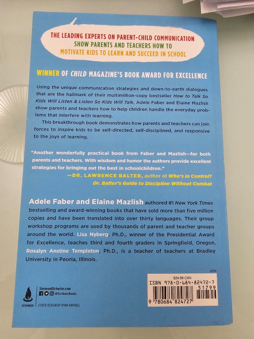 How to Talk So Kids Can Learn, Hobbies & Toys, Books & Magazines, Children's Books on Carousell