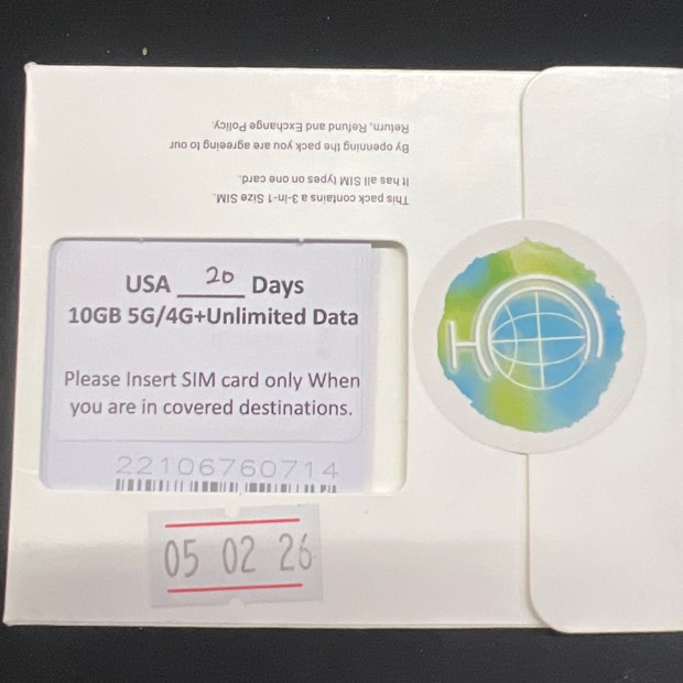ICC USA 10GB 5G/4G Unlimited Data SIM Card, Mobile Phones & Gadgets ...