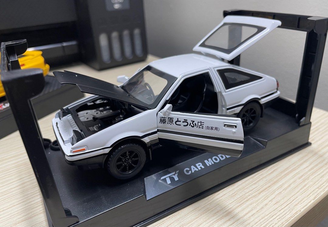 Initial D Toyota AE86 Car Model, Hobbies & Toys, Toys & Games on Carousell