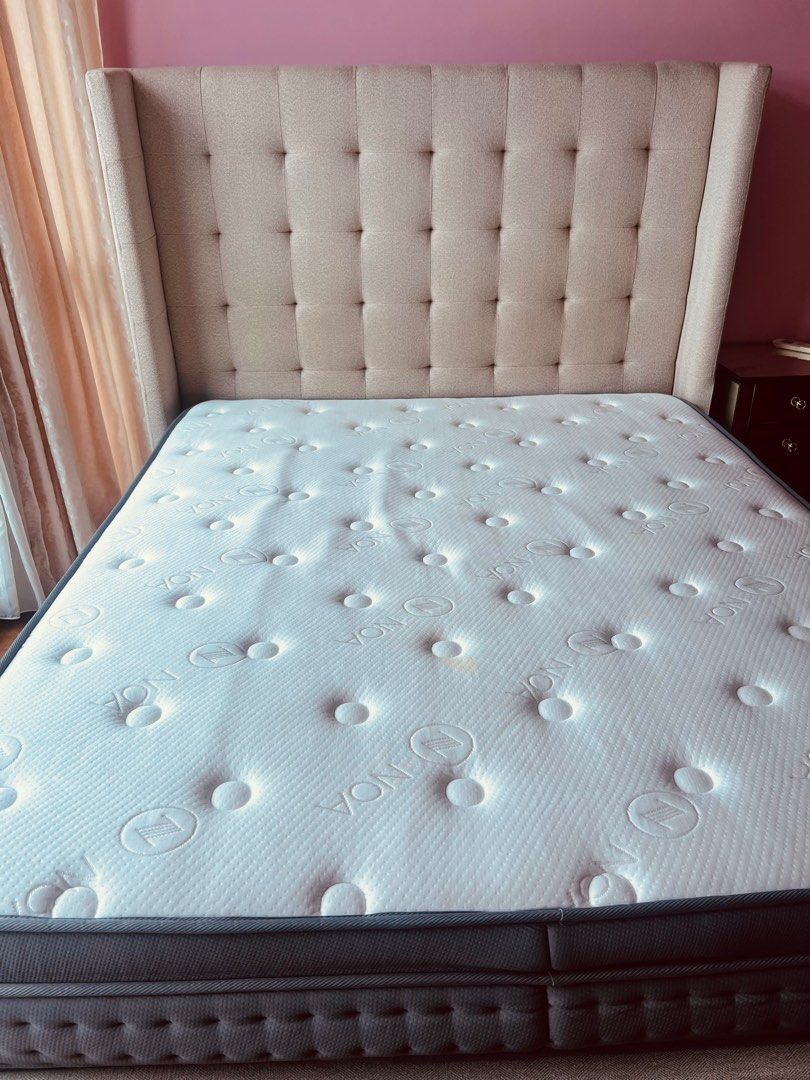 LUXURY BED FRAME ALMOST NEW (DISMANTLED CAN) , Furniture & Home Living ...