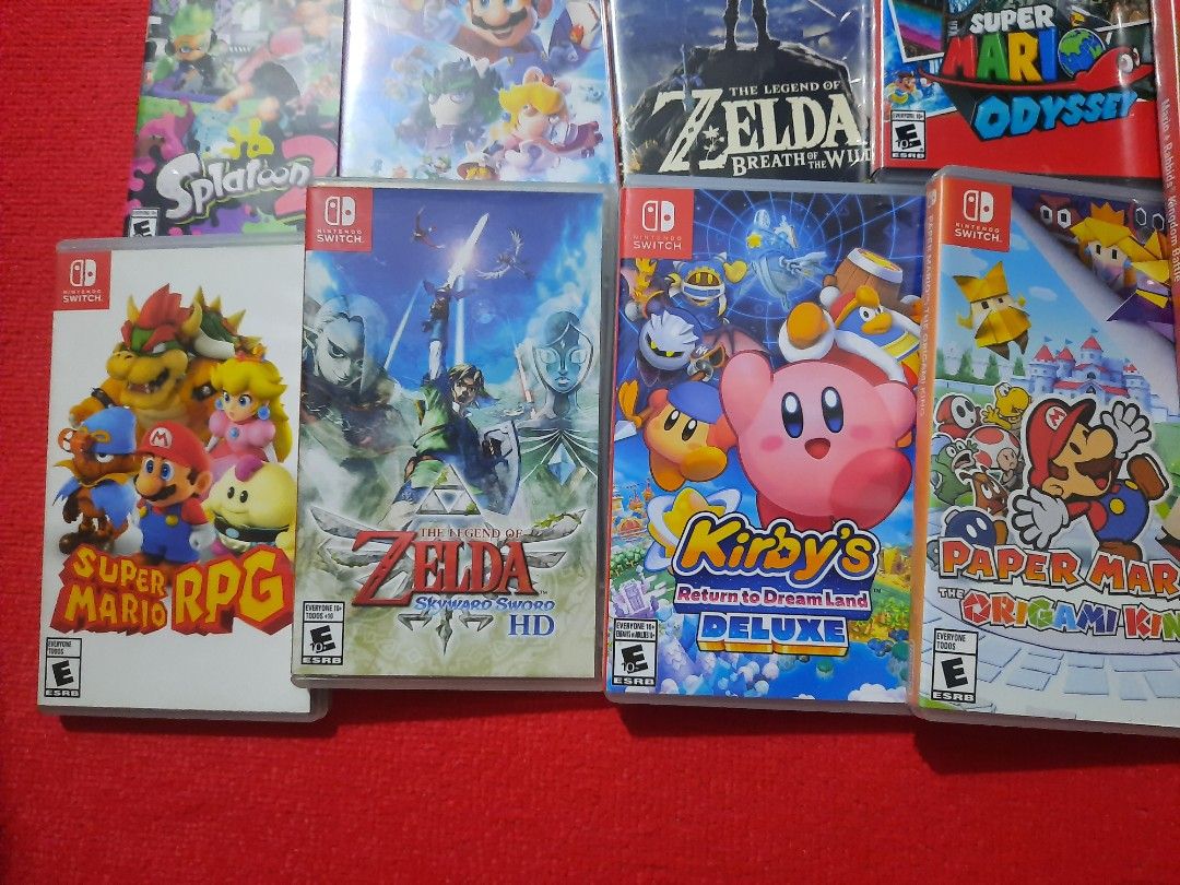 Mario Odyssey RPG origami rabbids zelda splatoon Nintendo switch, Video ...