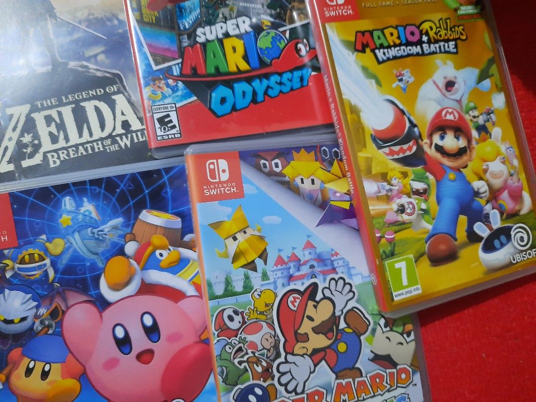Mario Odyssey RPG origami rabbids zelda splatoon Nintendo switch, Video ...
