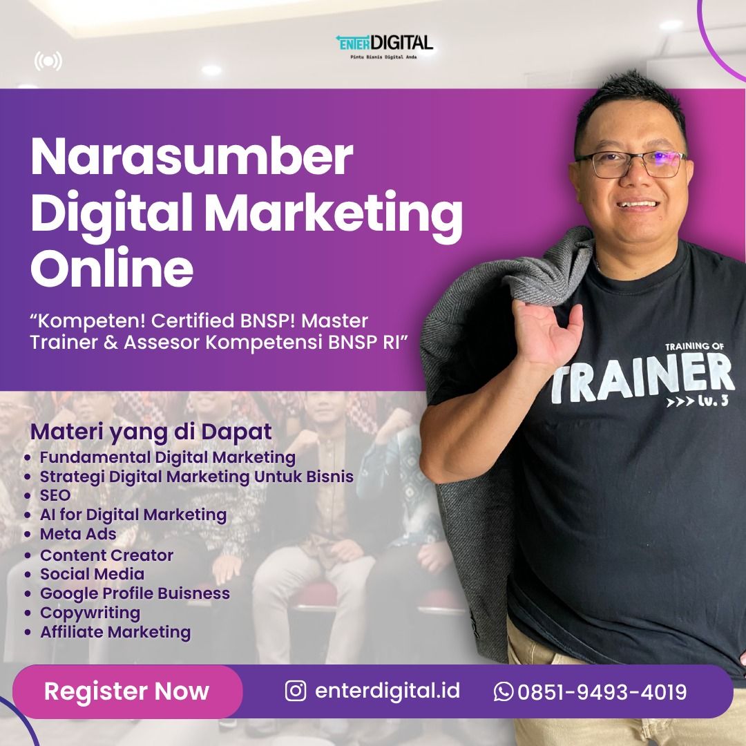 MATERI UPDATE! HUB : 0851-9493-4019, Trainer Digital Marketing Untuk Pelajar Smk Padang Panjang ...