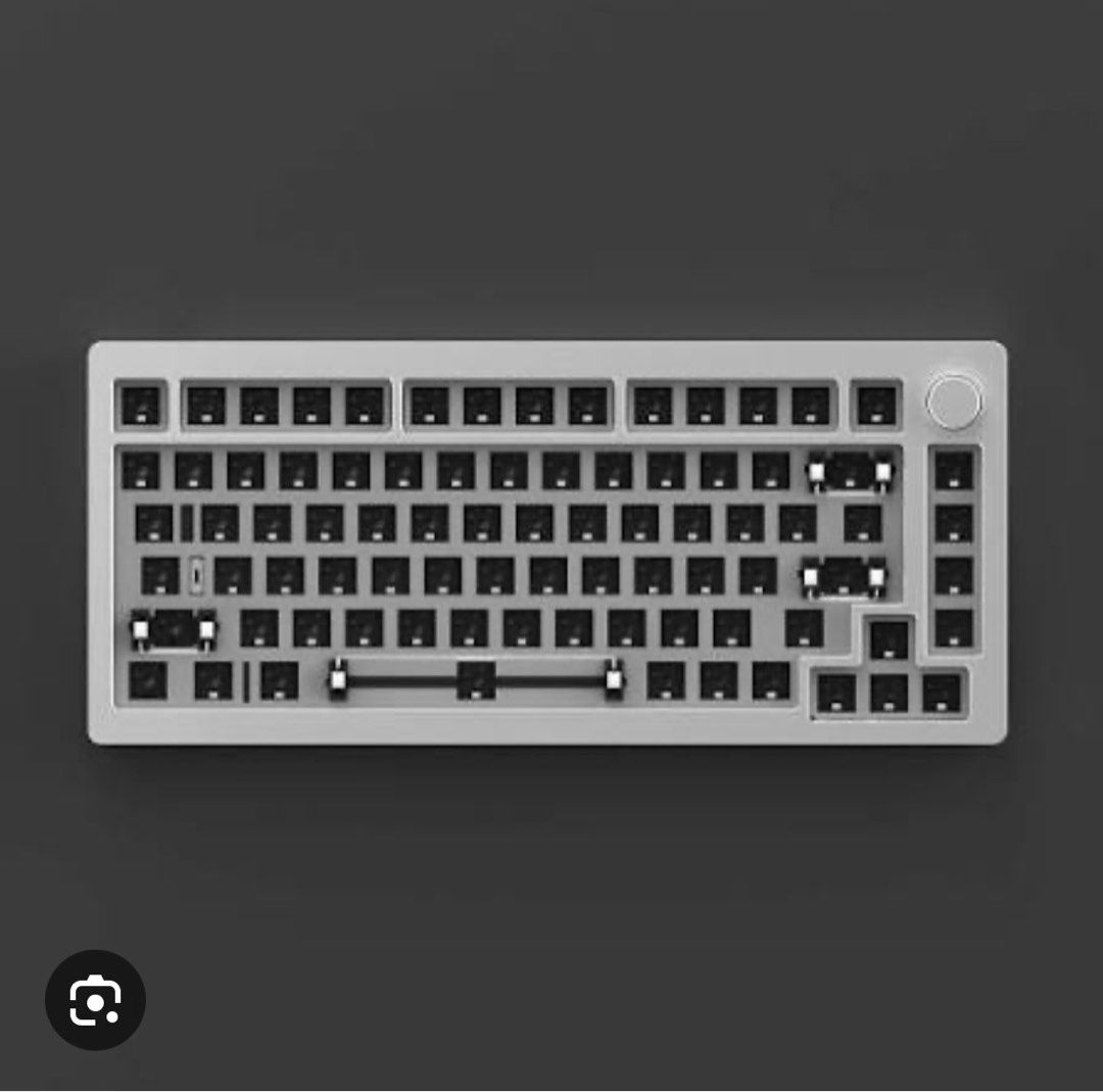 Monsgeek M1W Barebones Silver Aluminium Mechanical Keyboard, Computers ...
