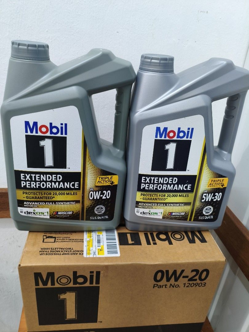 MOBIL 1 Extended Performance 0w-20 Triple Action Formula +Synthetic ...